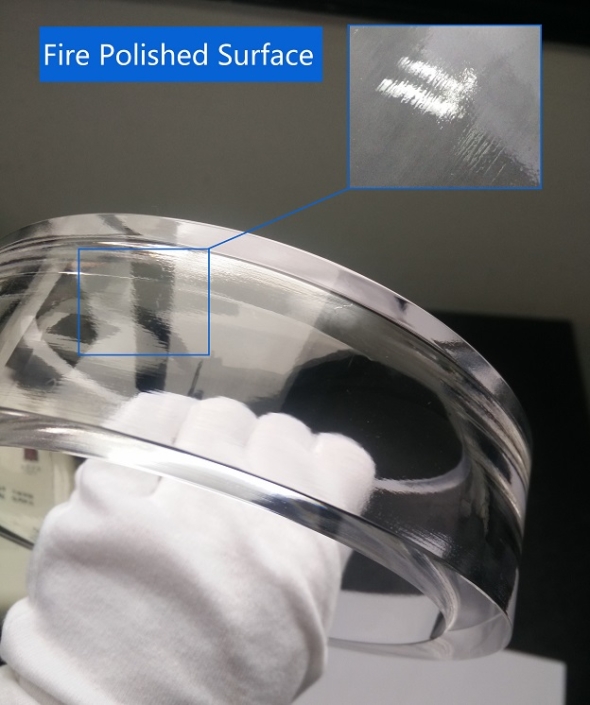 Glass working : mechanical polishing, fire polishing, which difference? - Sinoptix | Optical ...
